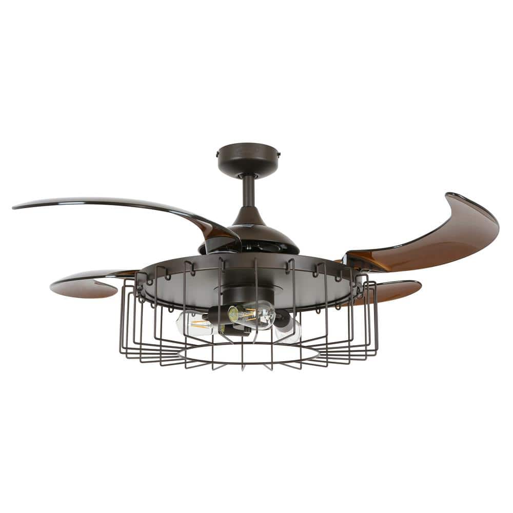 Fanaway Sheridan 48 in. Oil Rubbed Bronze Ceiling Fan with-Light ...