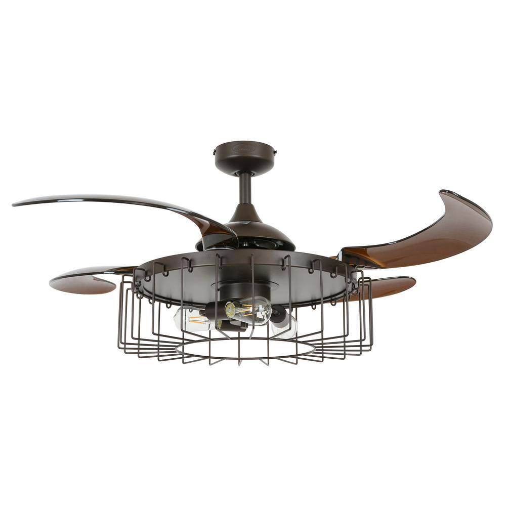 Fanaway Sheridan 48 in. Oil Rubbed Bronze Ceiling Fan with-Light ...