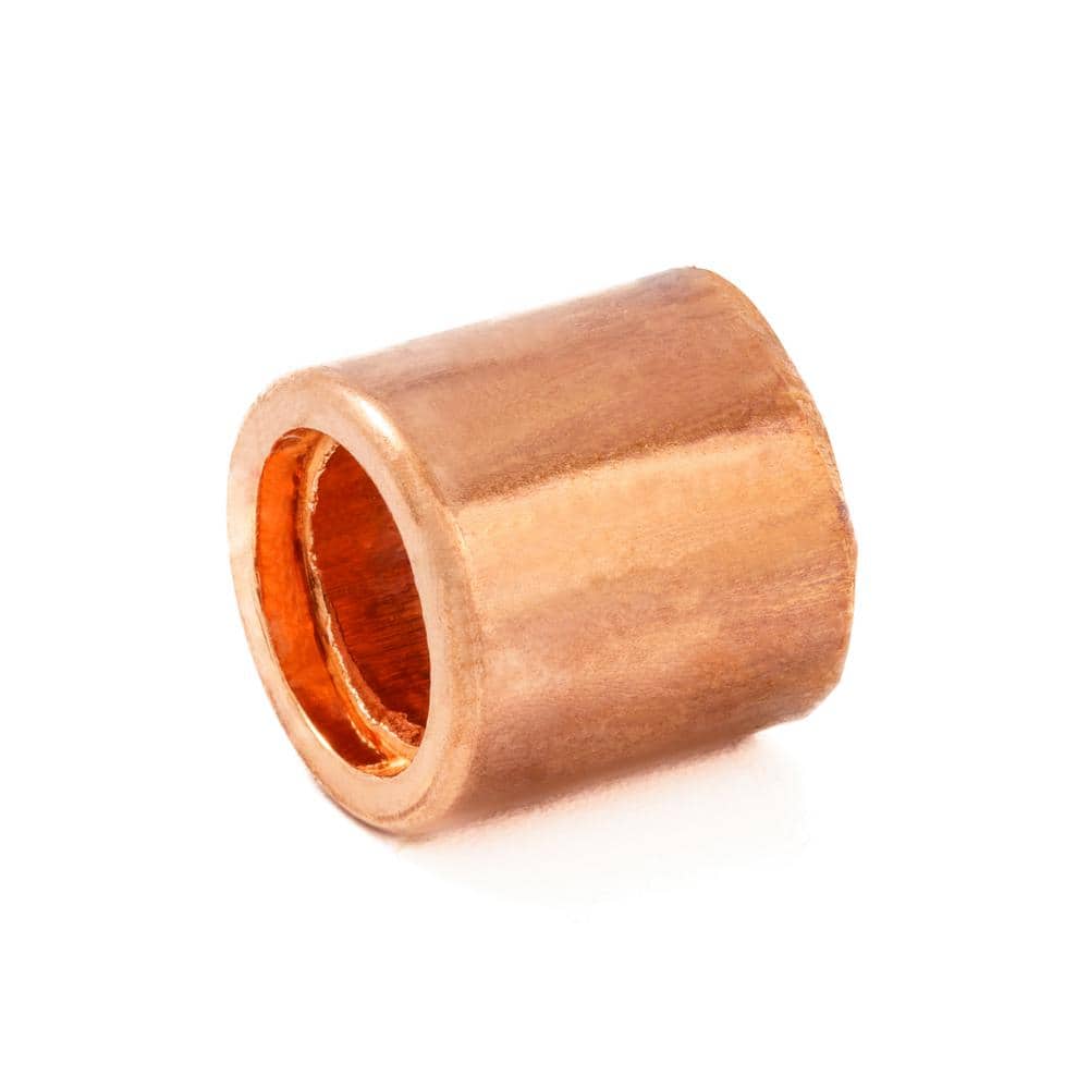 Everbilt 1 in. x 3/4 in. Copper Pressure Fitting x Cup Flush Bushing ...