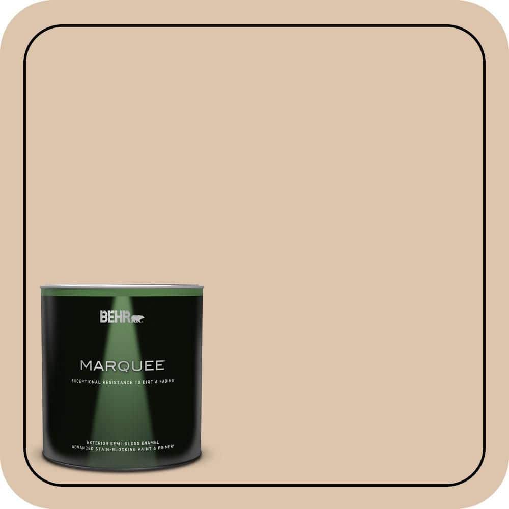 BEHR MARQUEE 1 qt. #PPU3-08 Sienna Dust Semi-Gloss Enamel Exterior ...