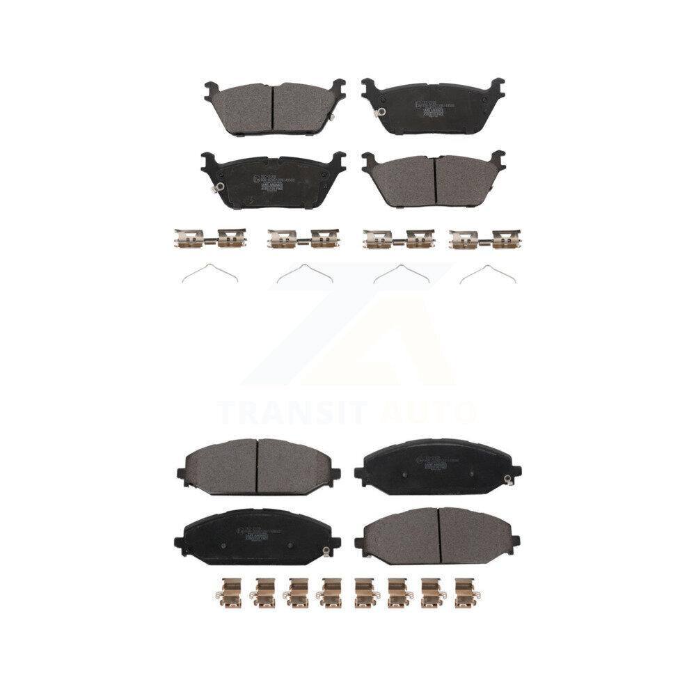 TEC Front Rear Ceramic Brake Pads Kit For 2022 Jeep Grand Wagoneer KTC ...