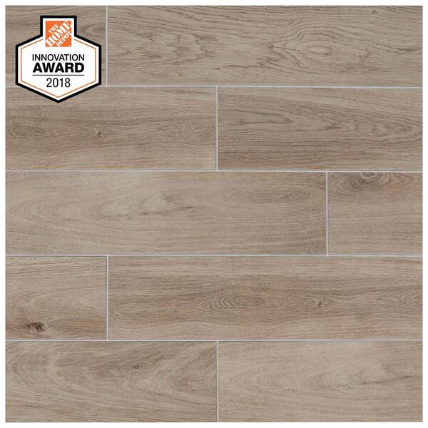 Lifeproof Blonde Wood 6 in. x 24 in. Glazed Porcelain Floor and Wall Tile Sample LP38624SAM1PR The Home Depot
