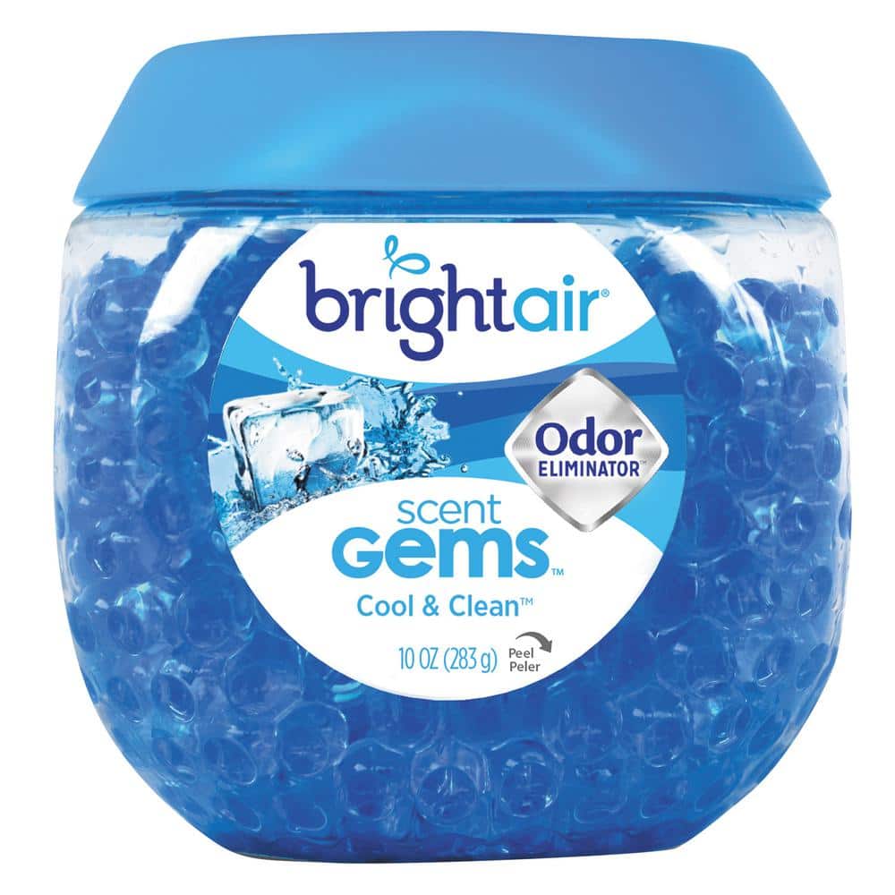 Bright Air 10 oz. Cool and Clean Scent Gems Odor Eliminator Solid Air ...