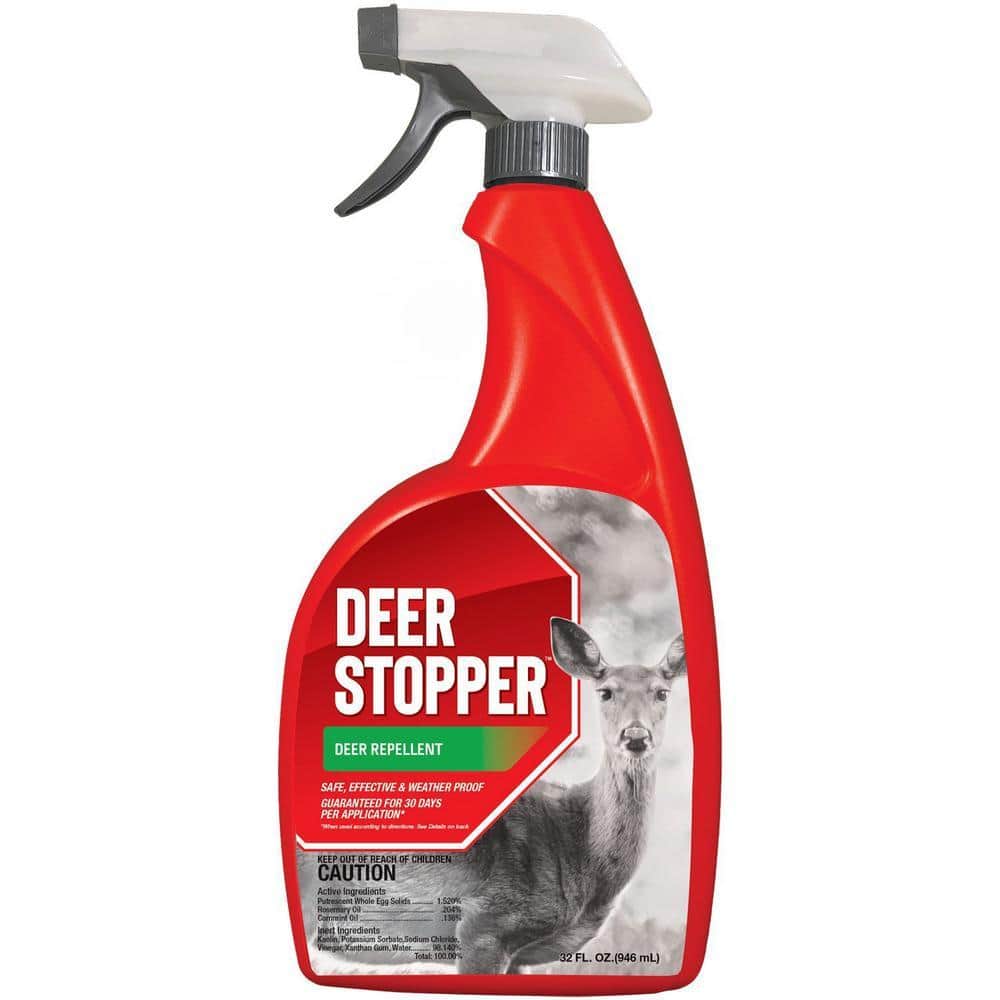 ANIMAL STOPPER Deer Stopper Animal Repellent, 32 oz. Ready-to-Use DS-U ...