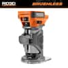 RIDGID 18V Brushless Cordless Compact Router (Tool Only) R860444B - The ...