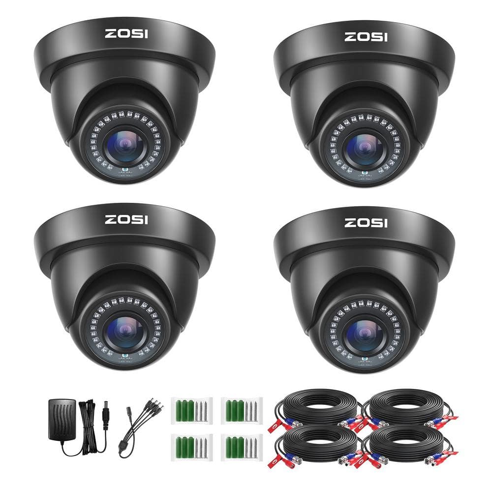 ZOSI Wired 1080p Home Security Camera Compatible for All TVI DVRs, For ...