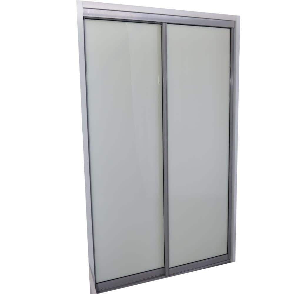 Air Master Windows and Doors Cloud Glide 48 in. x 80 in. Full Ice Glass ...