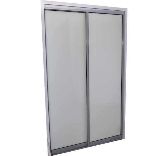 Air Master Windows and Doors Cloud Glide 72 in. x 96 in. Full Ice Glass ...