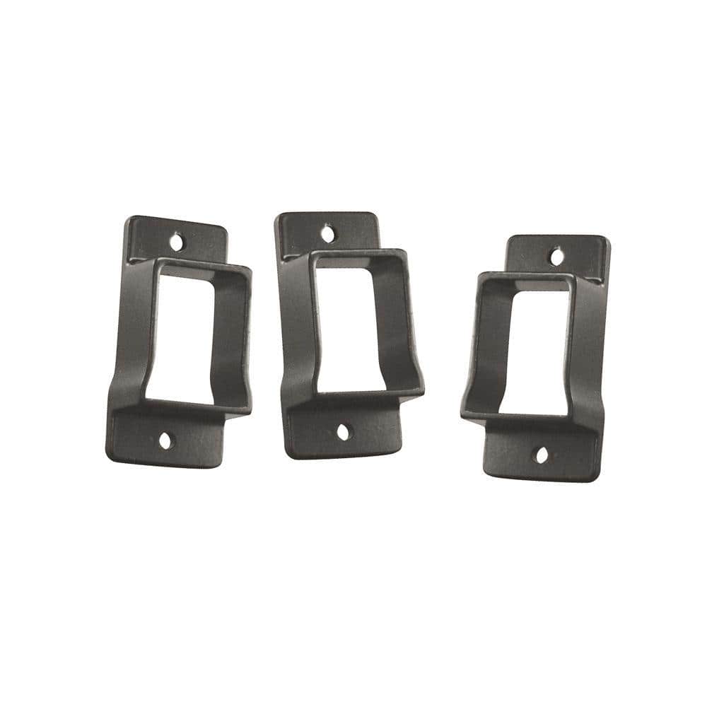 Barrette Outdoor Living 3/4 in. x 2 in. x 2 in. Heavy-Duty Pewter ...