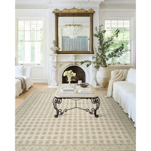 LIVABLISS Nabela Noor Home Asha Oatmeal Traditional Area Rug, 2 ft. 6 ...