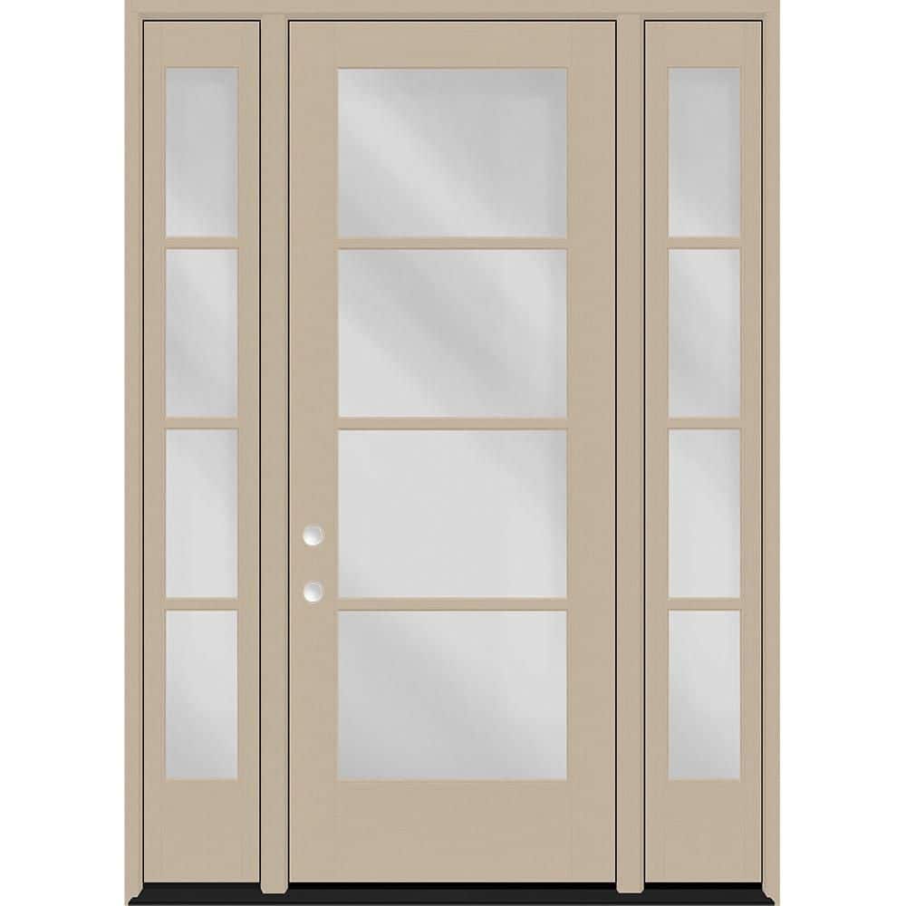 Steves & Sons Legacy 64 in. x 96 in. Icon 4L Modern ClearGlass RHIS ...