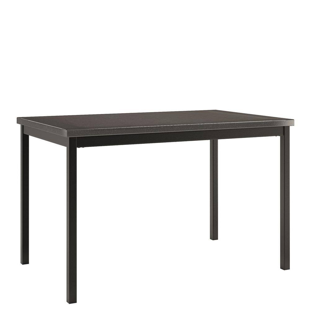 Crowley Black Faux Marble Dining Table-402601483A - The Home Depot