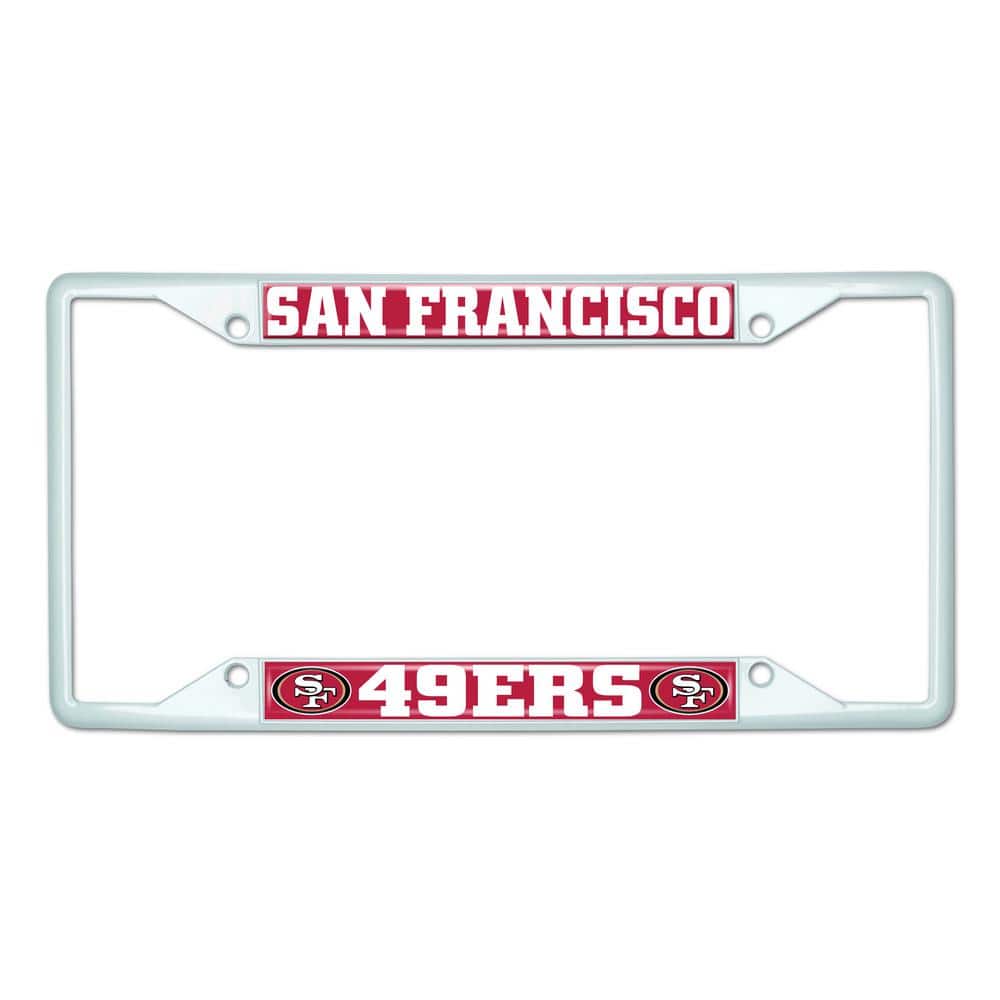 FANMATS Universal Fit NFL - San Francisco 49Ers License Plate Frame ...