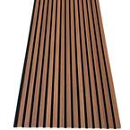 Ejoy SAMPLE 10 in. x 6 in x 0.8 in. Acoustic Vinyl Wall Cladding Siding Board in Warm Light Oak ...