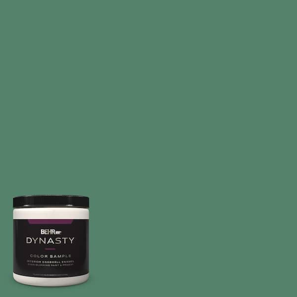 BEHR DYNASTY 8 oz. #M420-6 Tournament Field One-Coat Hide Eggshell ...