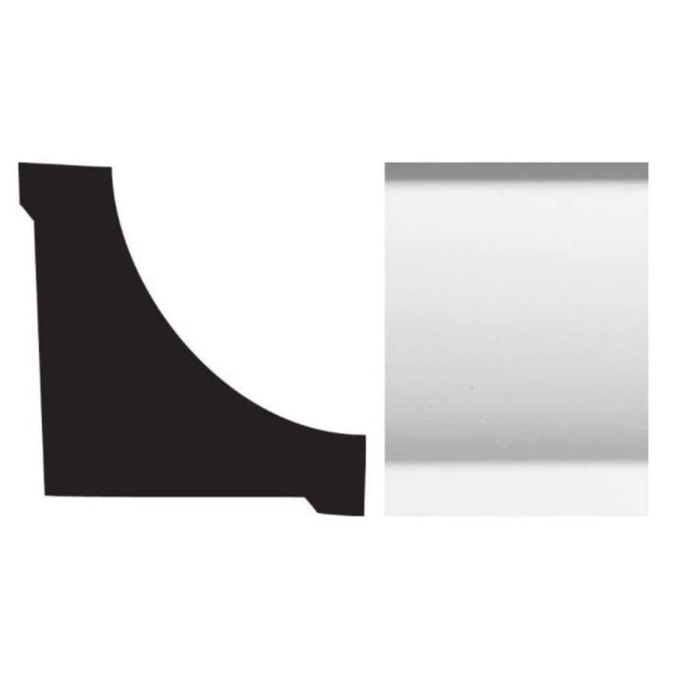 ECHON 5093 3/4 in. x 3/4 in. x 144 in. PVC Composite Inside Corner ...
