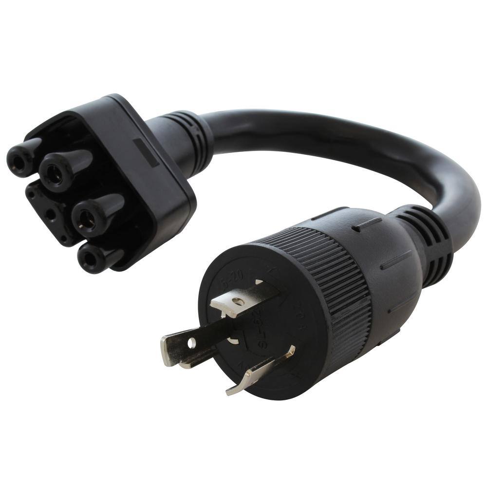AC WORKS 16 Amp Gen 2 EV Charging NEMA L6-20 Adapter For Gen. II Tesla ...