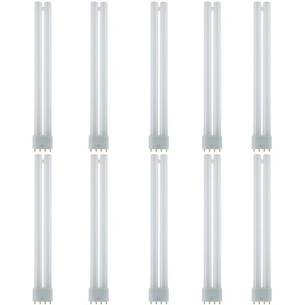 Sunlite 120-Watt Equivalent PL-L 2G11 4-Pin Base CFL Plug In Light Bulb ...