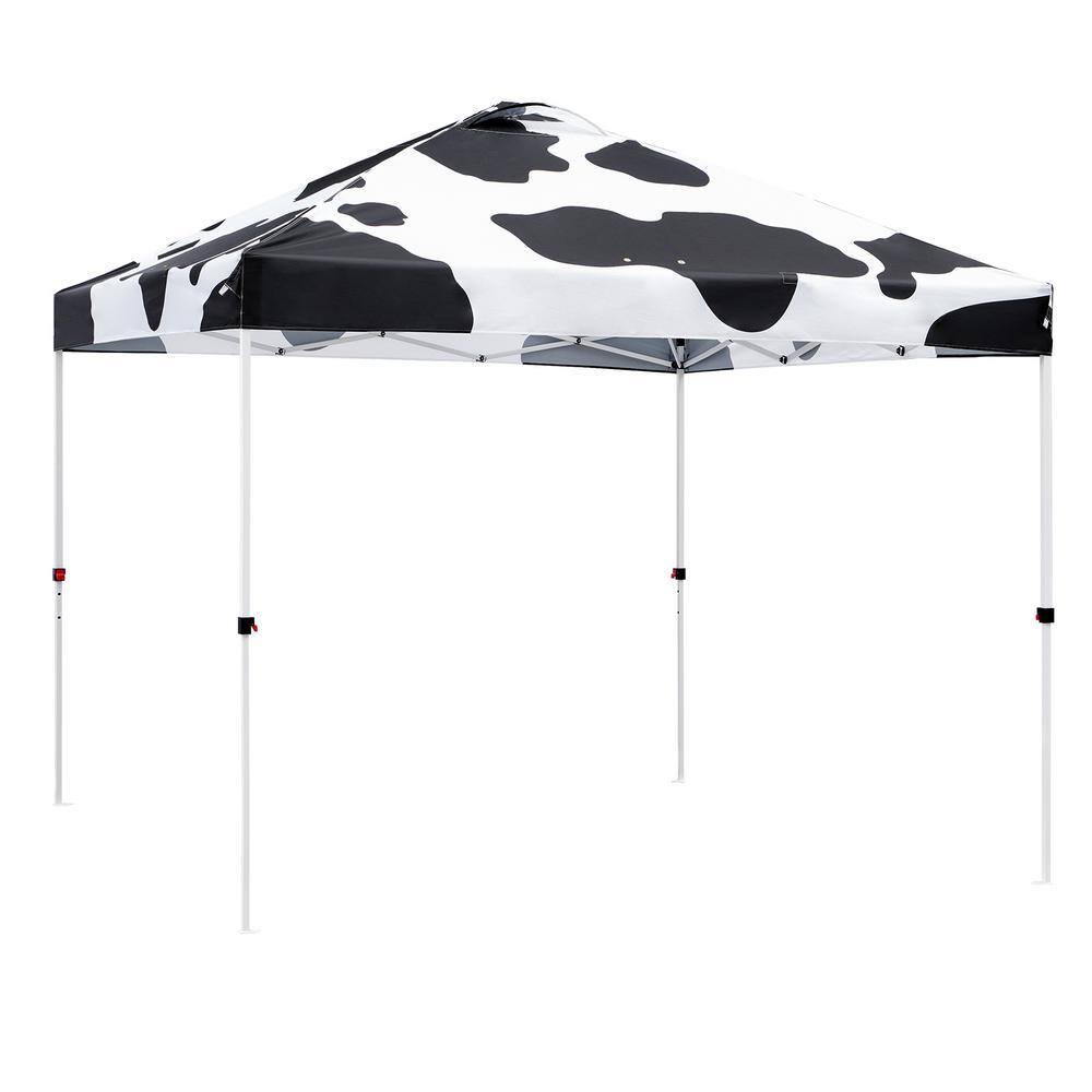 EAGLE PEAK 10 ft. x 10 ft. Pop Up Canopy Tent Instant Outdoor Canopy ...