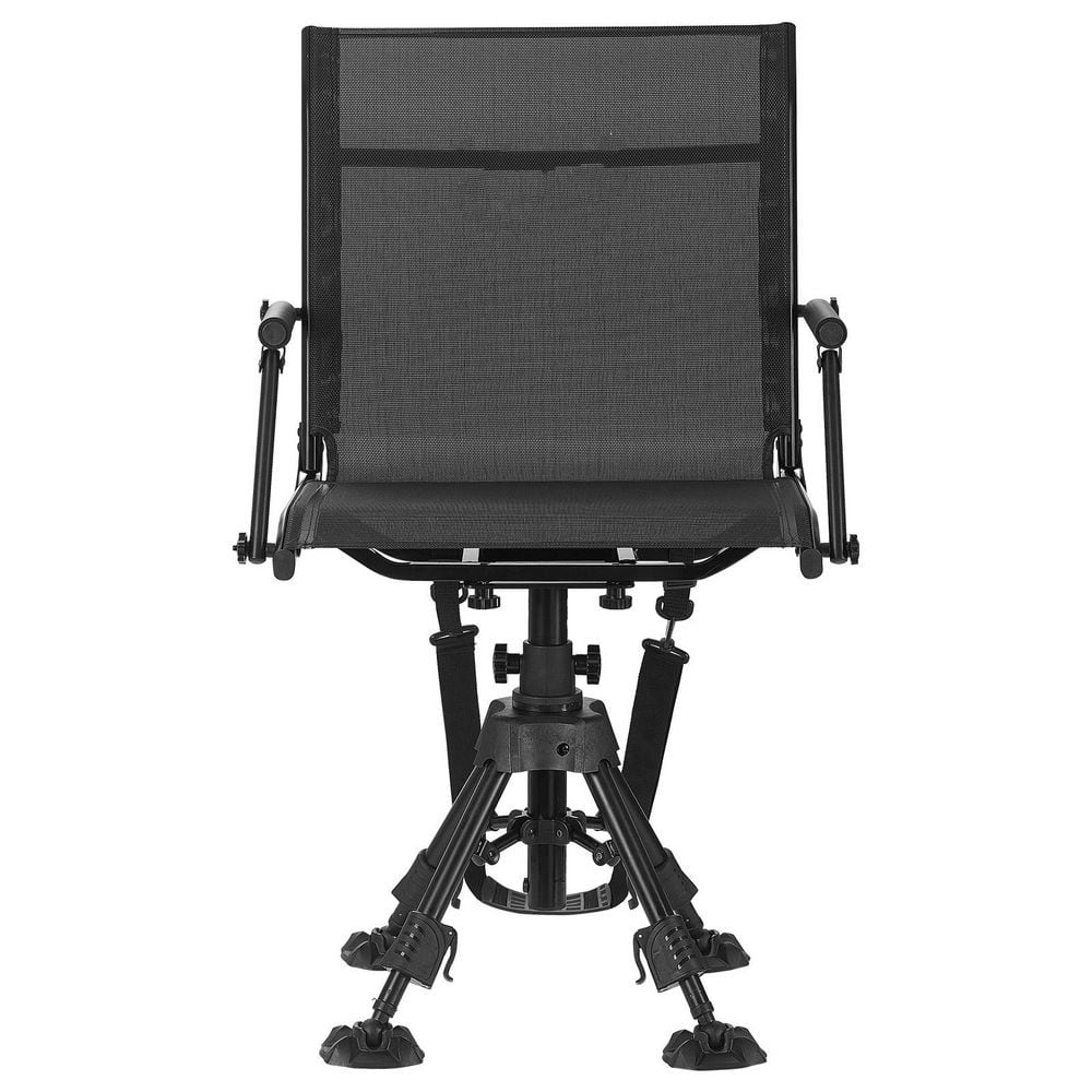 SKYSHALO 360° Silent Swivel Portable Blind Adjustable Hunting Chair ...