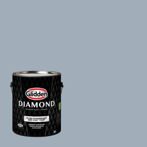 Glidden Diamond 1 gal. PPG1040-4 Set In Stone Ultra-Flat Interior Paint ...