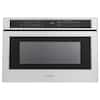 Monogram 24 in. Width 1.2 cu.ft. Stainless Steel 1000-Watt Microwave ...