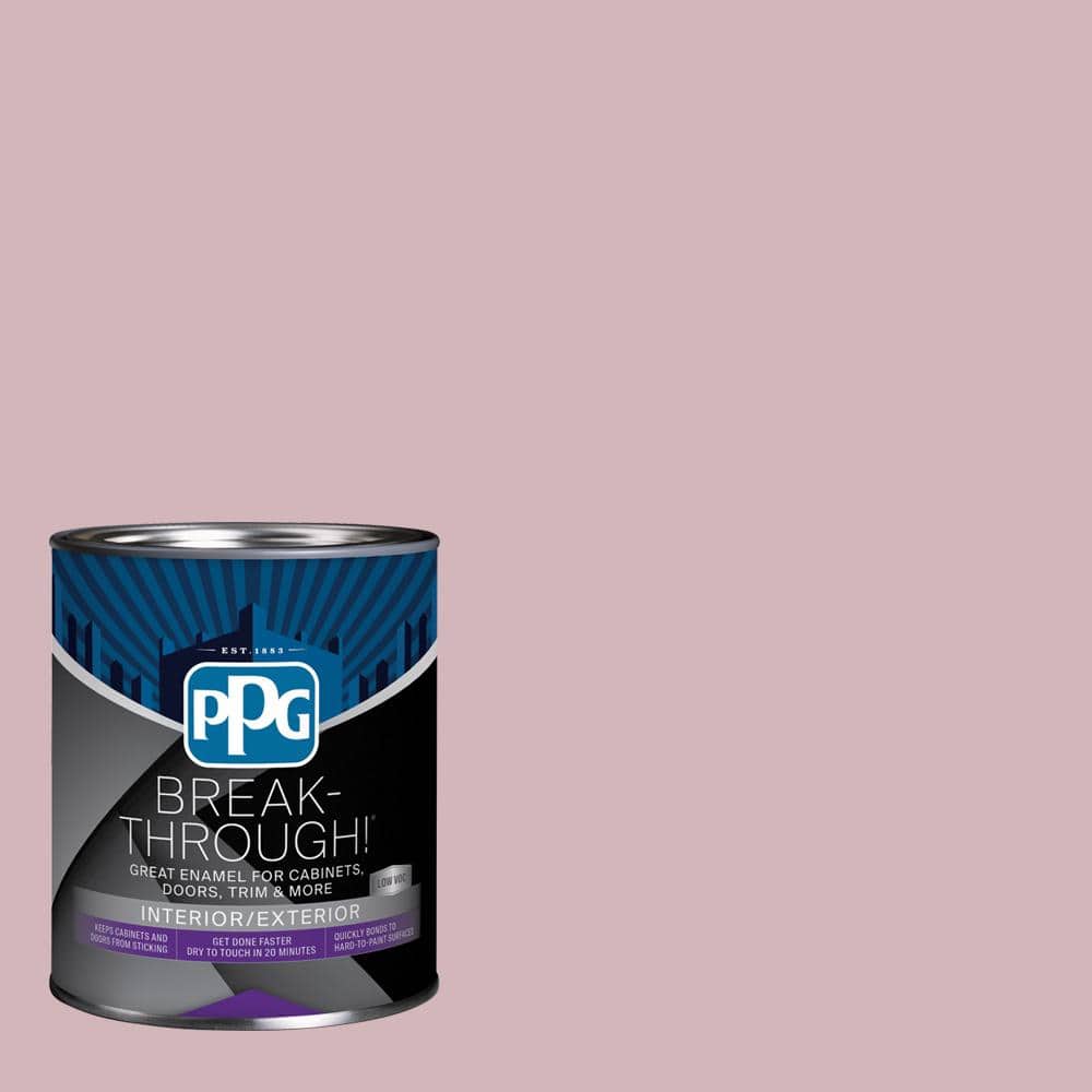 Reviews for Break-Through! 1 qt. PPG1048-4 Rose Stain Semi-Gloss Door ...