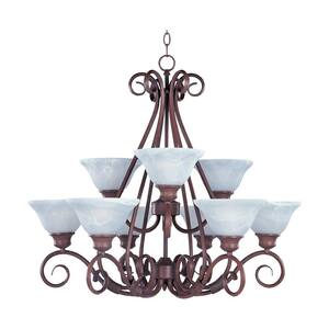 Maxim Lighting Pacific 5-Light Kentucky Bronze Chandelier 2657MRKB