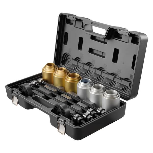 SKYSHALO Pull and Press Sleeve Kit, 27-Piece, Steel Bush Removal Tools ...