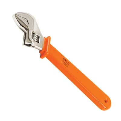 Jameson 8 in. 1000-Volt Insulated Adjustable Wrench JT-WA-03000