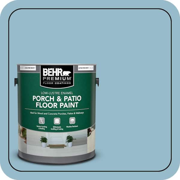 BEHR PREMIUM 1 gal. #S480-3 Sydney Harbour Low-Lustre Enamel Interior ...