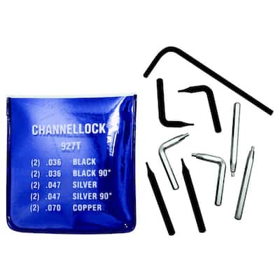 Channellock 9.5 in. and 6.5 in. Tongue and Groove Pliers Set-GS-1 - The ...