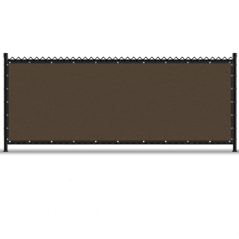 FAWEY TRED INC 6 ft. x 50 ft. Polyethylene Screen Fence, Mesh Shade Net ...