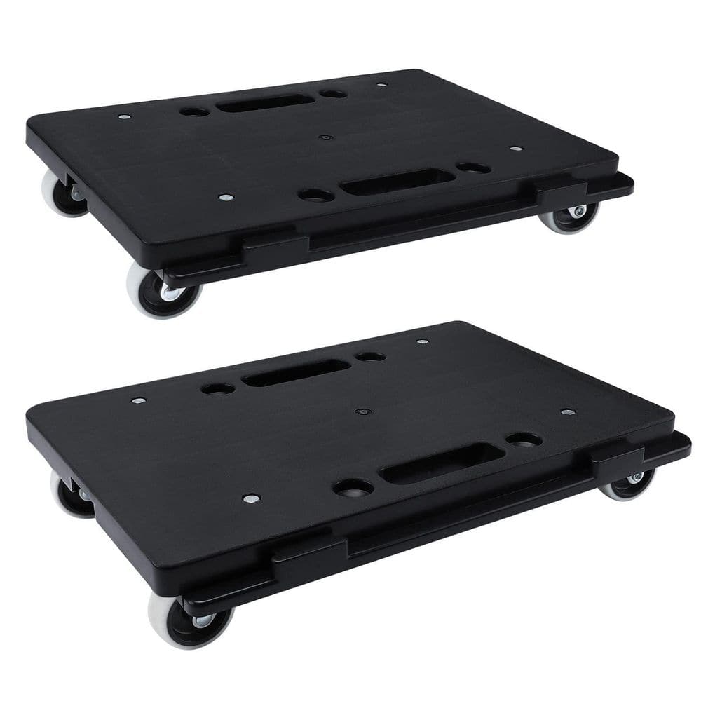 Afoxsos Portable 4-Wheels Small Flat Moving Serving Cart Dolly for ...