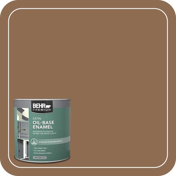 Reviews for BEHR 1 qt. #N250-6 Split Rail Oil-Based Satin Enamel ...
