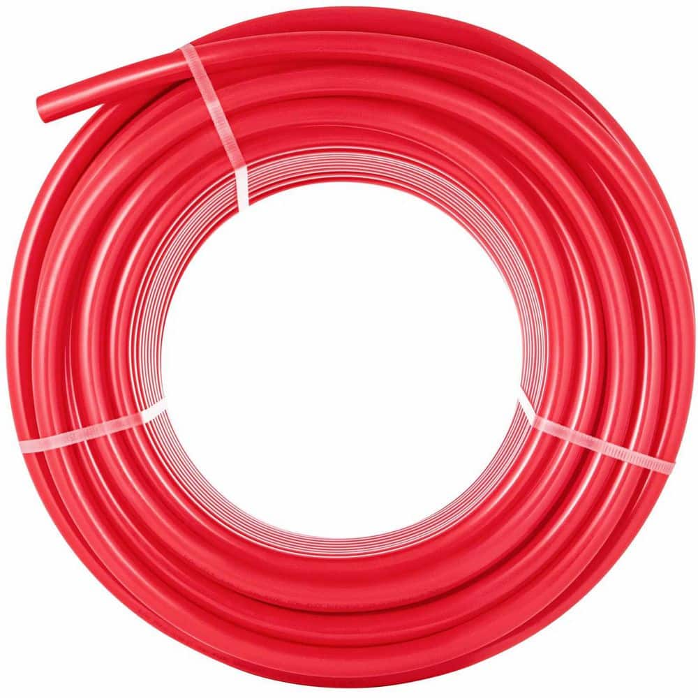 Oxygen-Barrier PEX Pipe Tubing 5/8 in. x 500 ft. for Residential ...