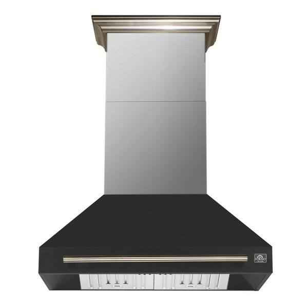 LG STUDIO 30 in. SMART Wall Mount Range Hood in Essence White with 600 ...