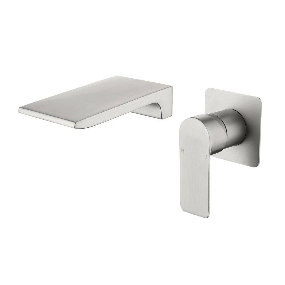 cobbe Single-Handle Rectangular Wall Mounted Bathroom Faucet or Bathtub ...