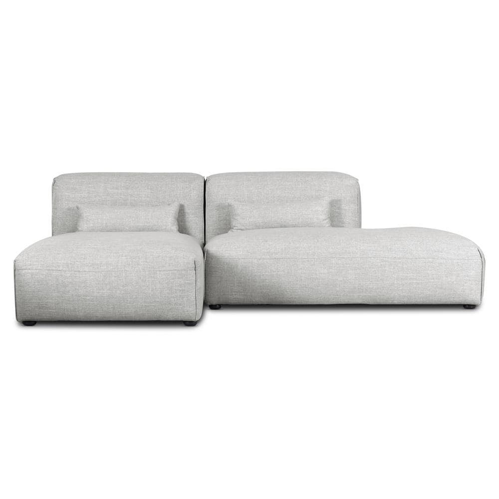 Poly and Bark Infina Left-Facing Chaise and Right Lounger Modular 2 ...