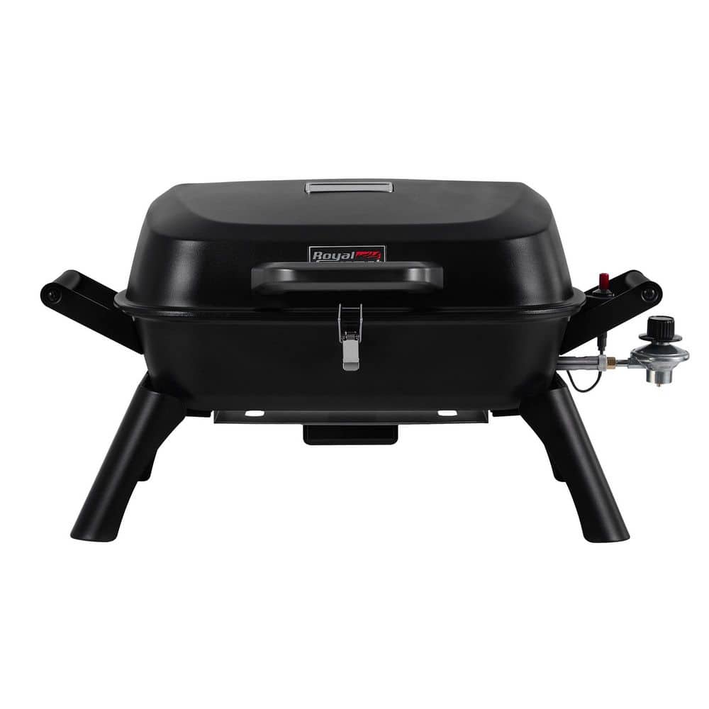 Royal Gourmet Portable Tabletop Propane Gas Grill with Foldable Legs ...