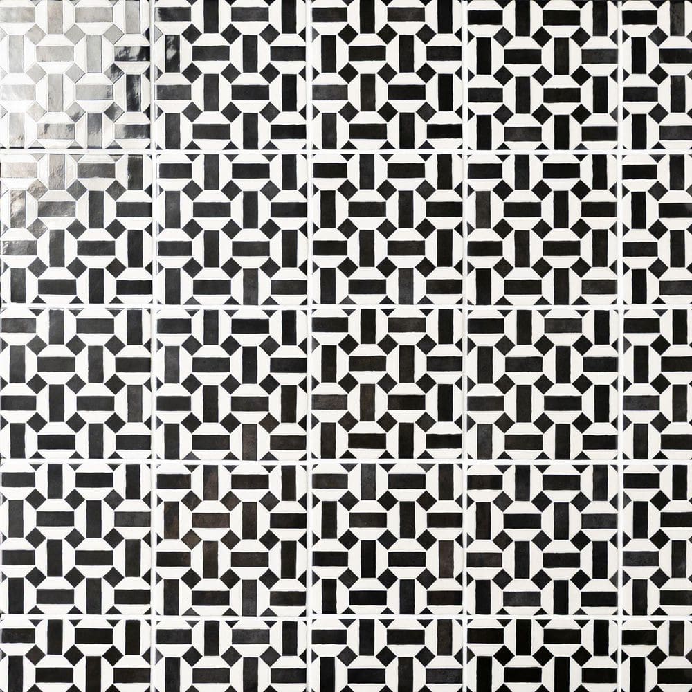 Bedrosians Cloe Subway Glossy Loire 5 in. x 5 in. Handmade-Look Ceramic ...