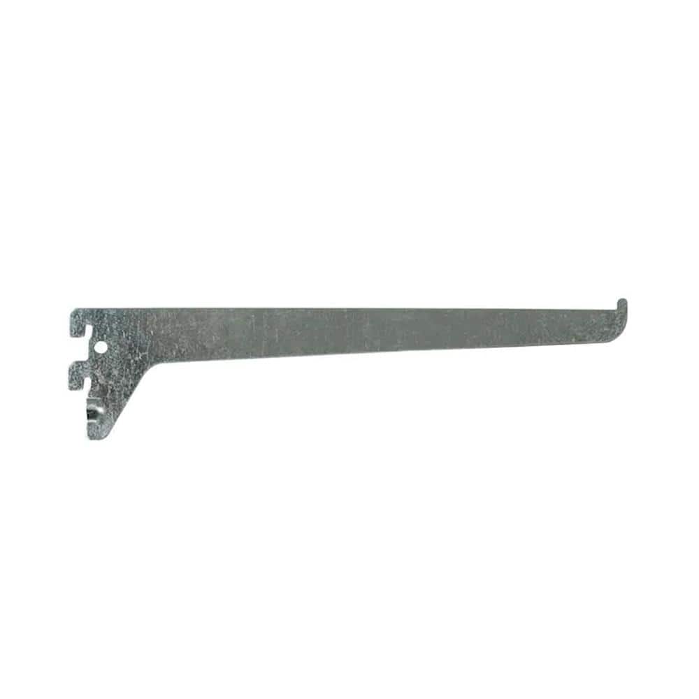 Everbilt 10 in. Light Duty Shelf Bracket - Stainless 91210 - The Home Depot