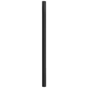 eLEDing 3.5 in. Up To 16 ft. Black Outdoor Universal Metal Light Post ...