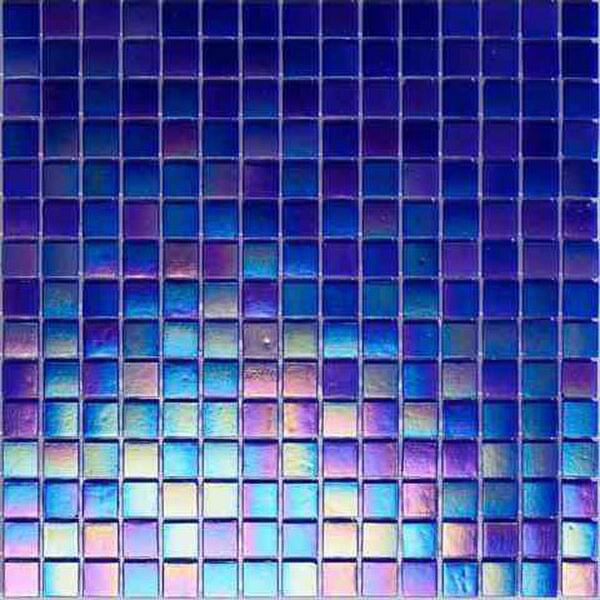 Apollo Tile Nacreous 4" x 6" Glossy Royal Blue Glass Mosaic Uniform ...