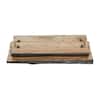 Litton Lane Brown Teak Wood Decorative Tray (Set of 2) 042173 - The ...
