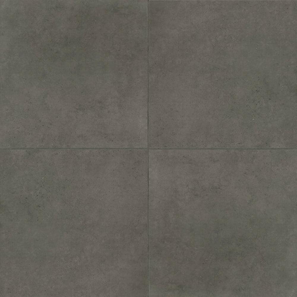 Bedrosians Materika 32 in. x 32 in. Mud Porcelain Floor Tile (13.77 sq ...