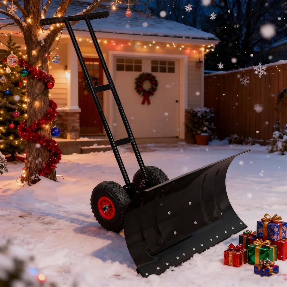 Reviews for COOS BAY Black 40 in. Metal Handle Steel Snow Shovel with ...