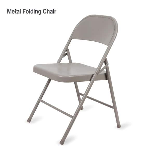 Metal - Folding Chairs - The Home Depot