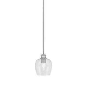 Albany 60-Watt 1-Light Brushed Nickel Pendant Mini Pendant Light Square ...
