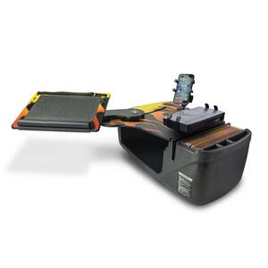 AutoExec Reach Desk Front Seat Hot Rod Orange Flames with Printer Stand ...